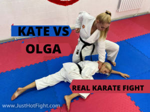 KATE VS OLGA KARATE Match – JustHotFight