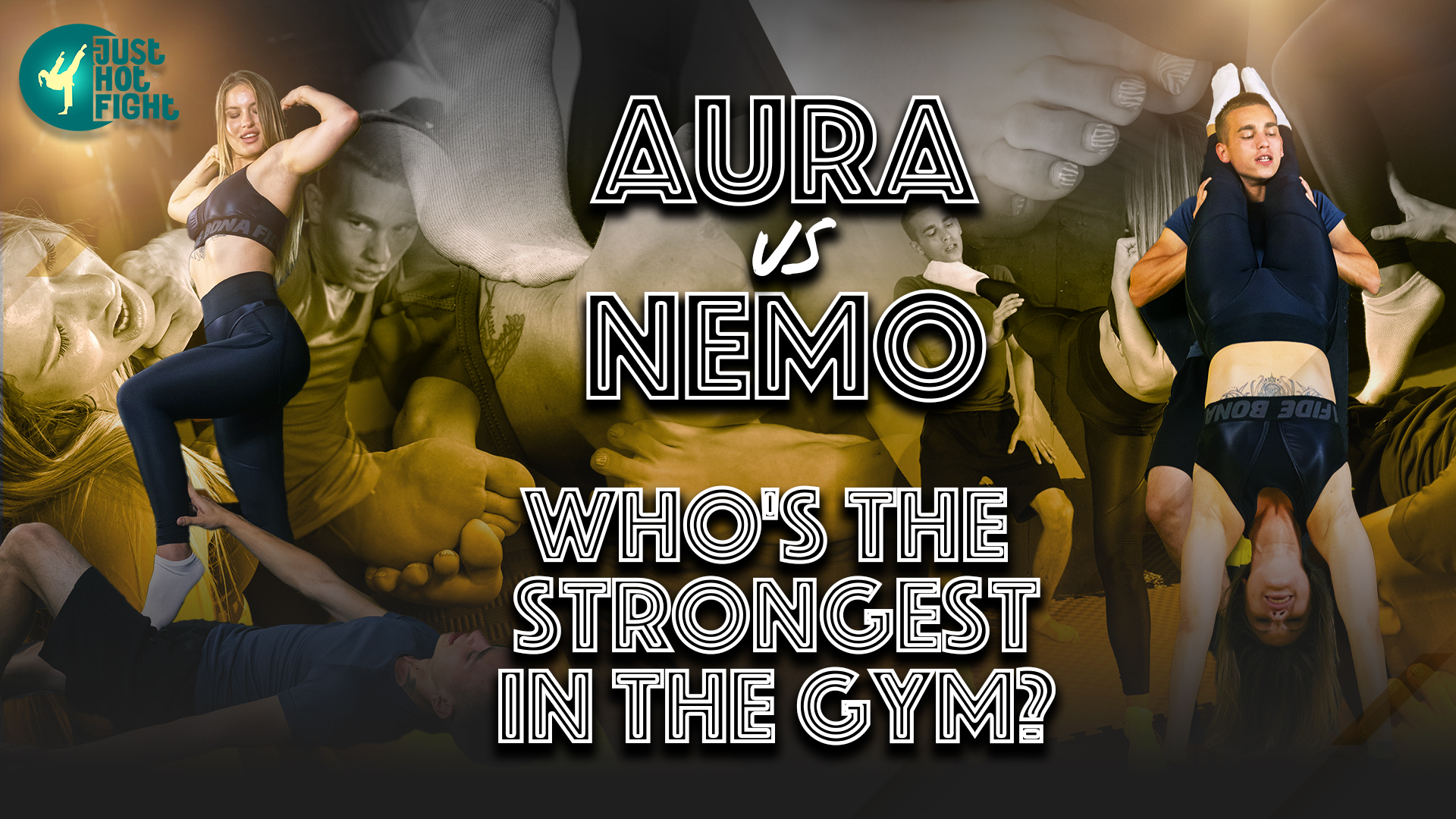 AURA VS NEMO – WHO’S THE STRONGEST IN THE GYM? - JustHotFight