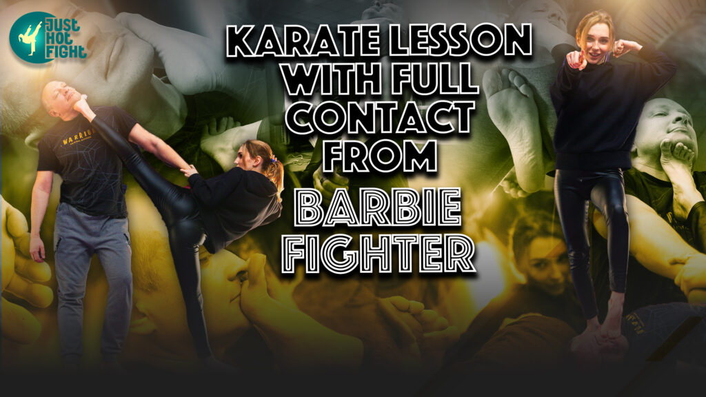 KARATE LESSON WITH FULL CONTACT FROM BARBIE FIGHTER (Part 1) – JustHotFight