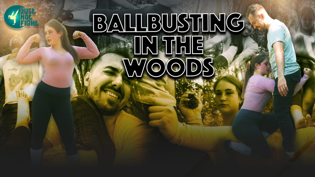 BALLBUSTING IN THE WOODS – JustHotFight
